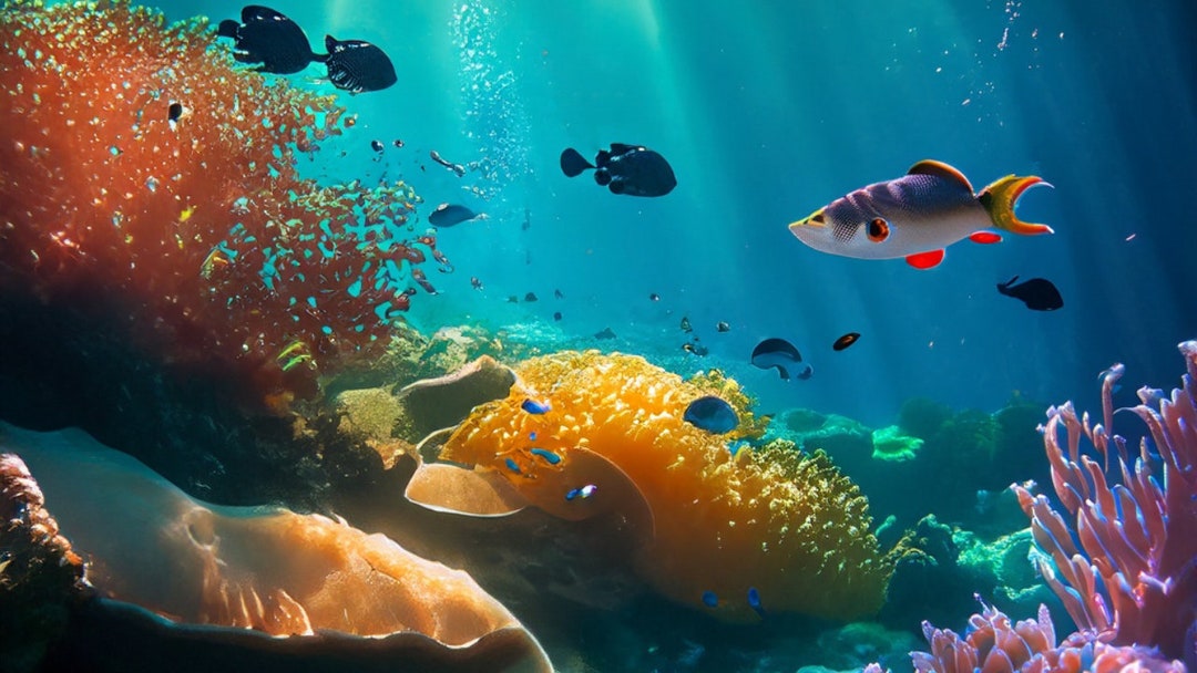 Underwater Reef - Instant Download High-quality Teams or Zoom Virtual ...