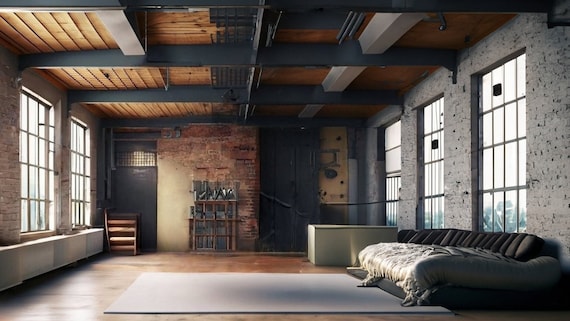 Modern Loft Instant Download High quality Teams or Zoom Virtual