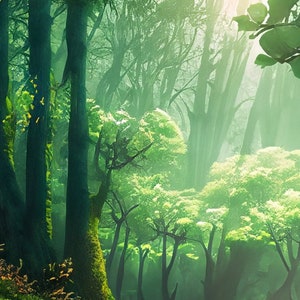 Magical Forest - Instant Download High-quality Teams or Zoom Virtual ...