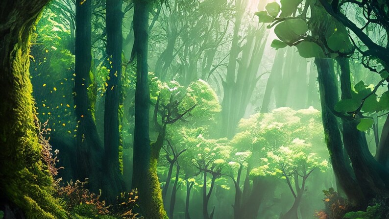 Magical Forest - Instant Download High-quality Teams or Zoom Virtual ...