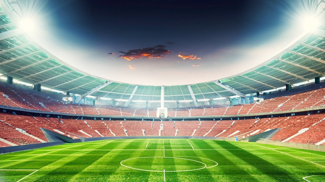 Soccer Stadium - Instant Download High-quality Teams or Zoom Virtual ...