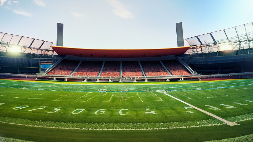 Football Stadium - Instant Download High-quality Teams or Zoom Virtual ...