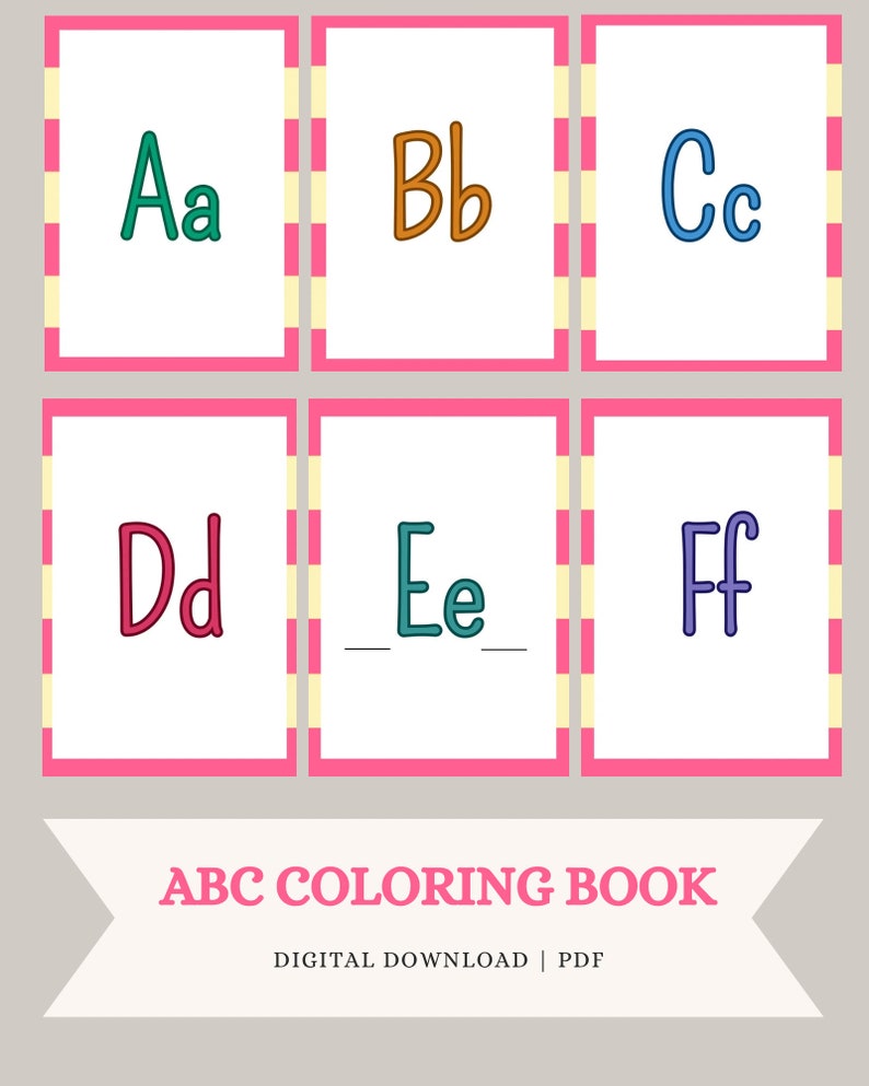 52 Printable Coloring Pages for Kids, Abc Coloringbook Abc, Coloring ...