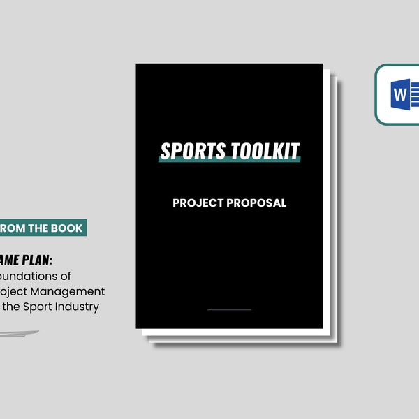 Sports Project Plan Template - Etsy