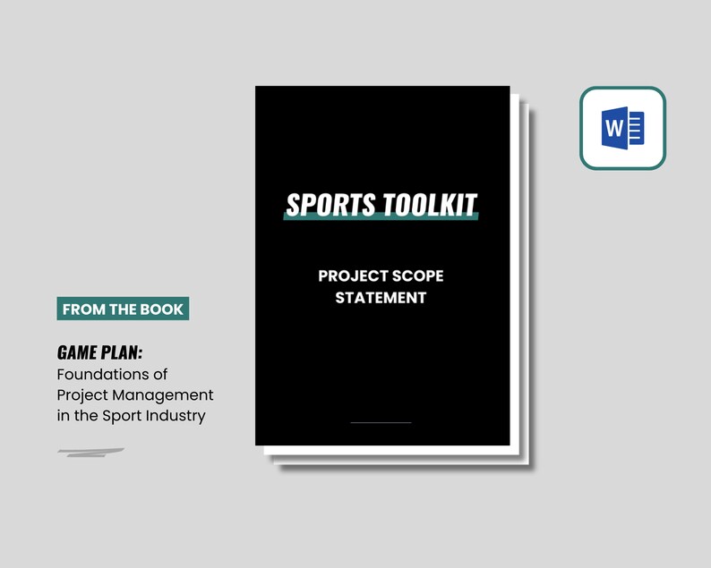 Project Scope Statement Template | Essential Planning Tool | Sports ...