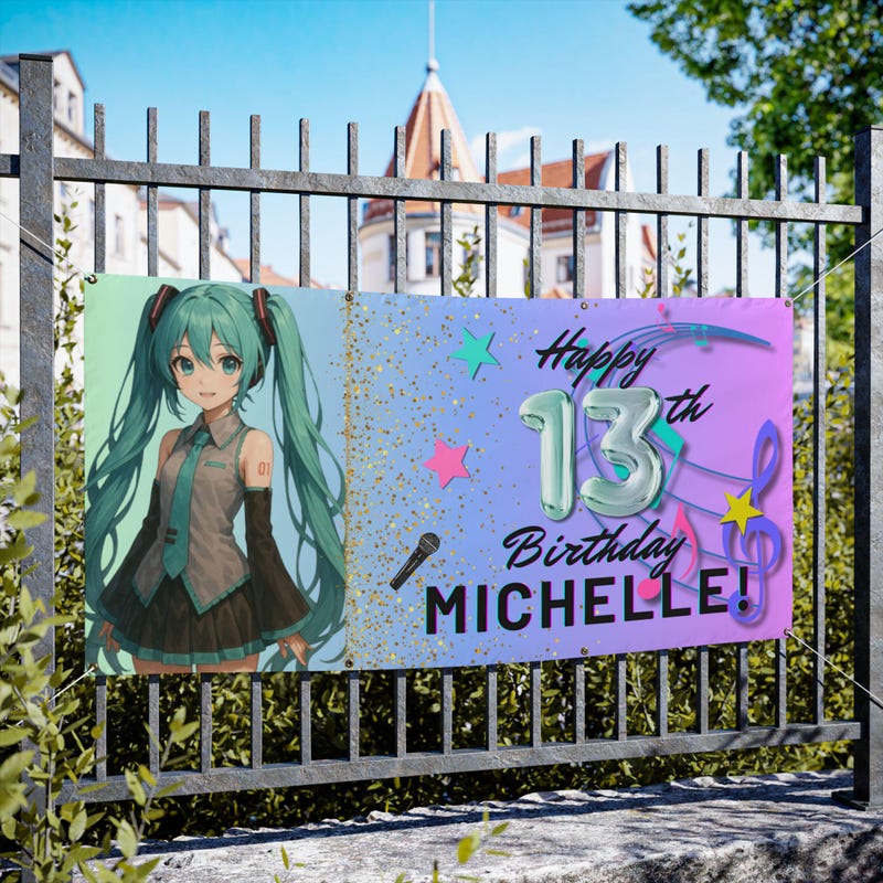 Miku Banner - Etsy