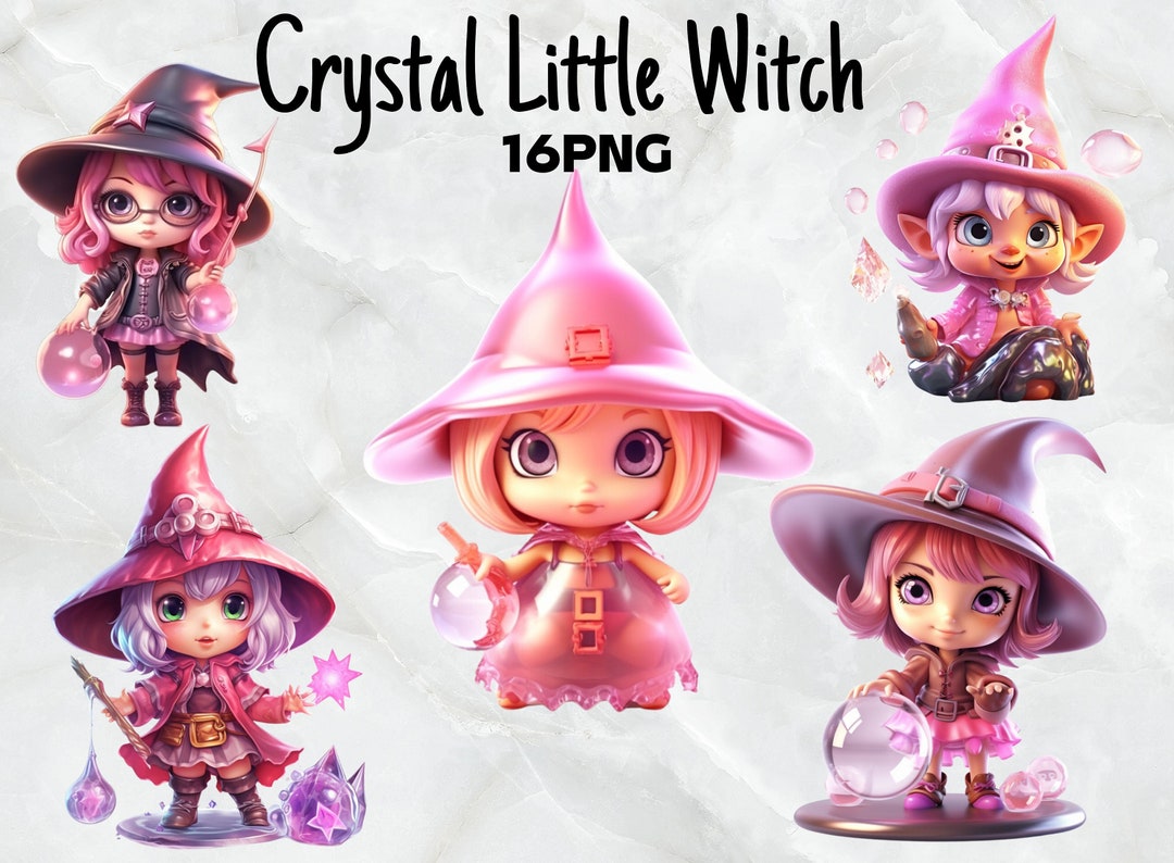 Little Witch Clipart Witchcraft Png Clipart Pagan Clipart - Etsy