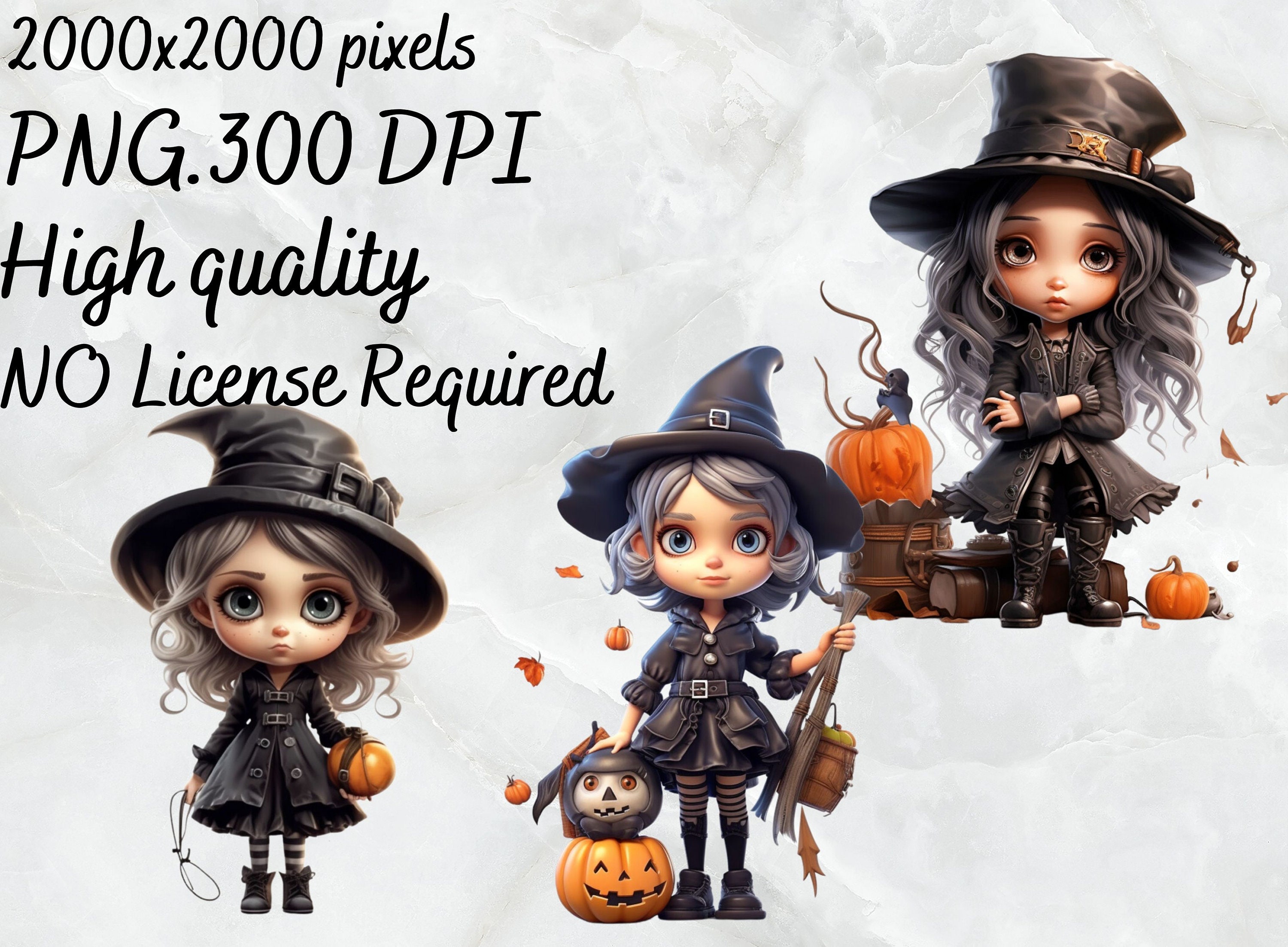 Little Witch Clipart Witchcraft Png Clipart Pagan Clipart - Etsy