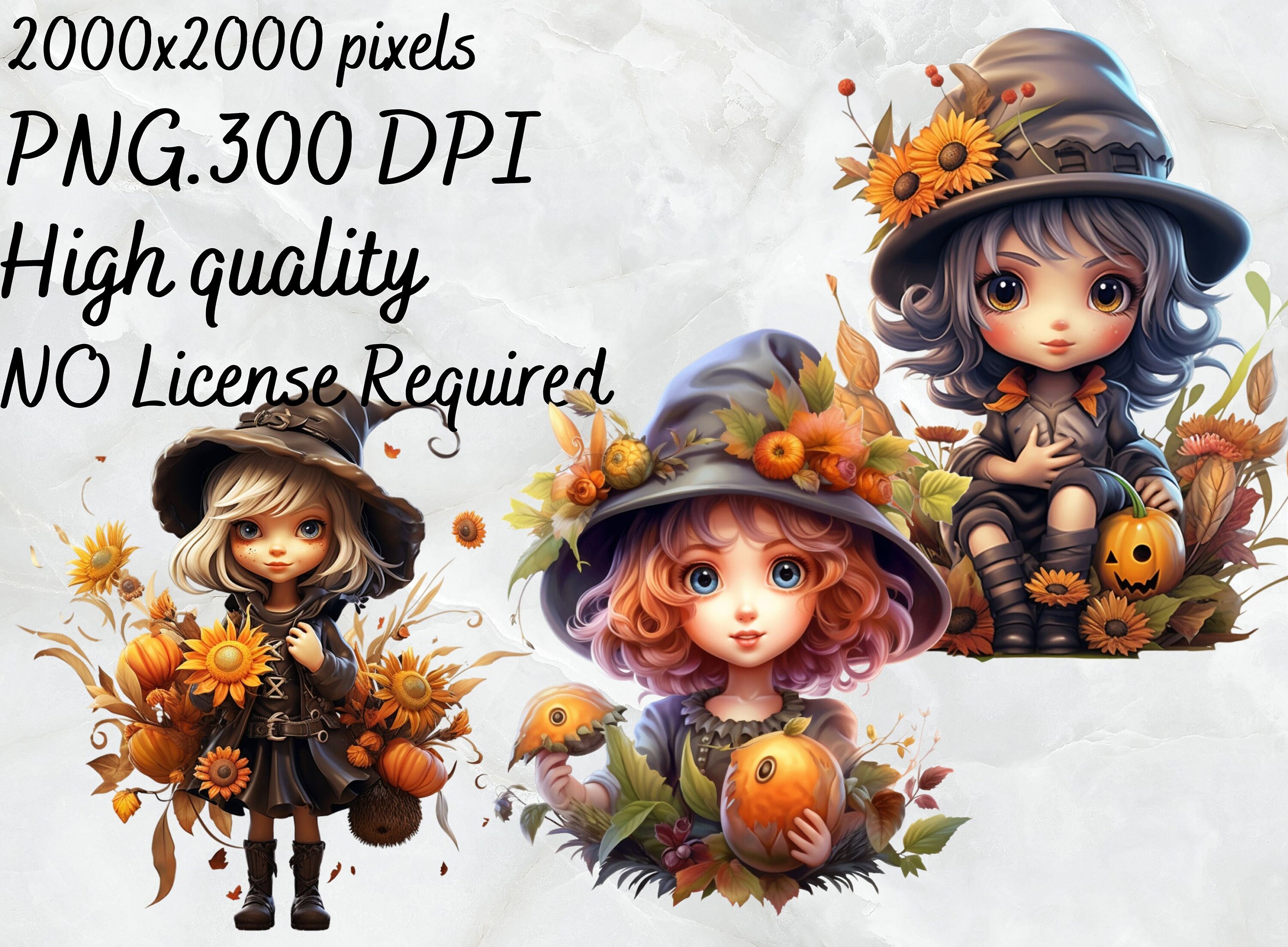 Little Witch Clipart Witchcraft Png Clipart Pagan Clipart - Etsy