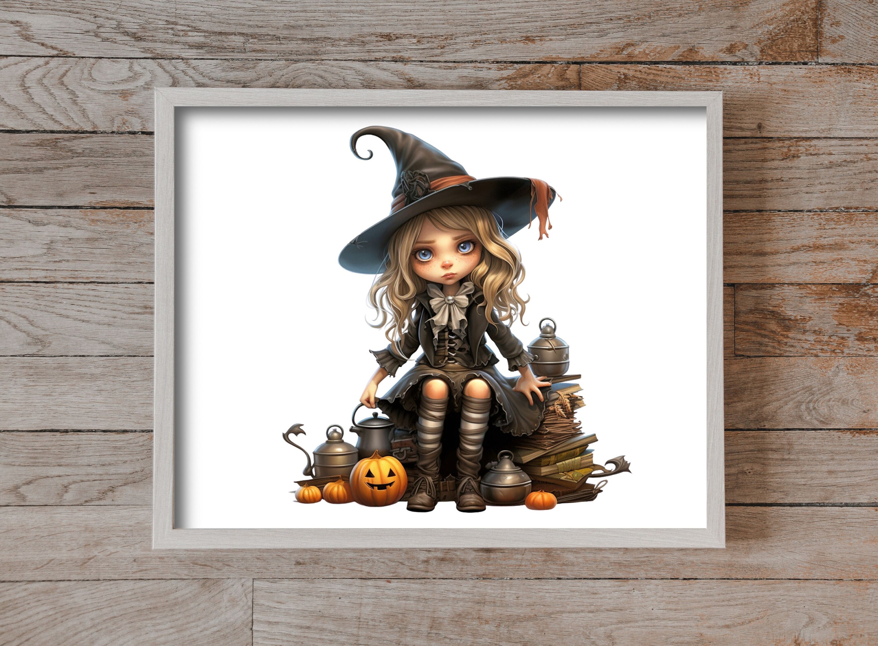 Little Witch Clipart Witchcraft Png Clipart Pagan Clipart - Etsy