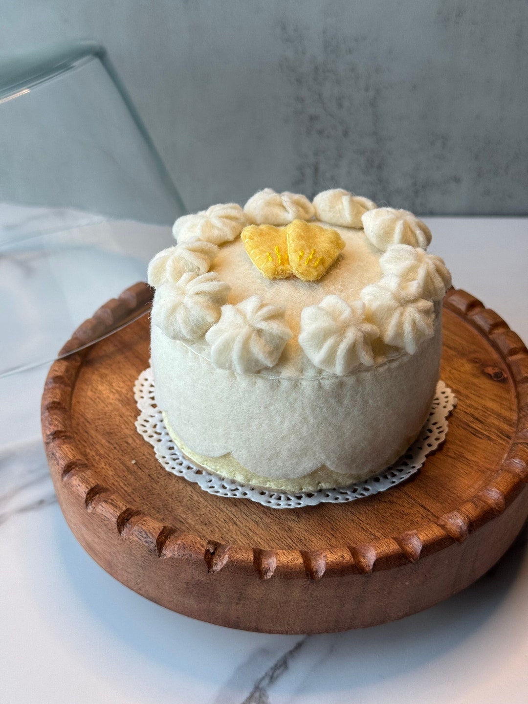 Pineaple Felt Cheesecake /felt Cake /pineaple Felt Pastry - Etsy