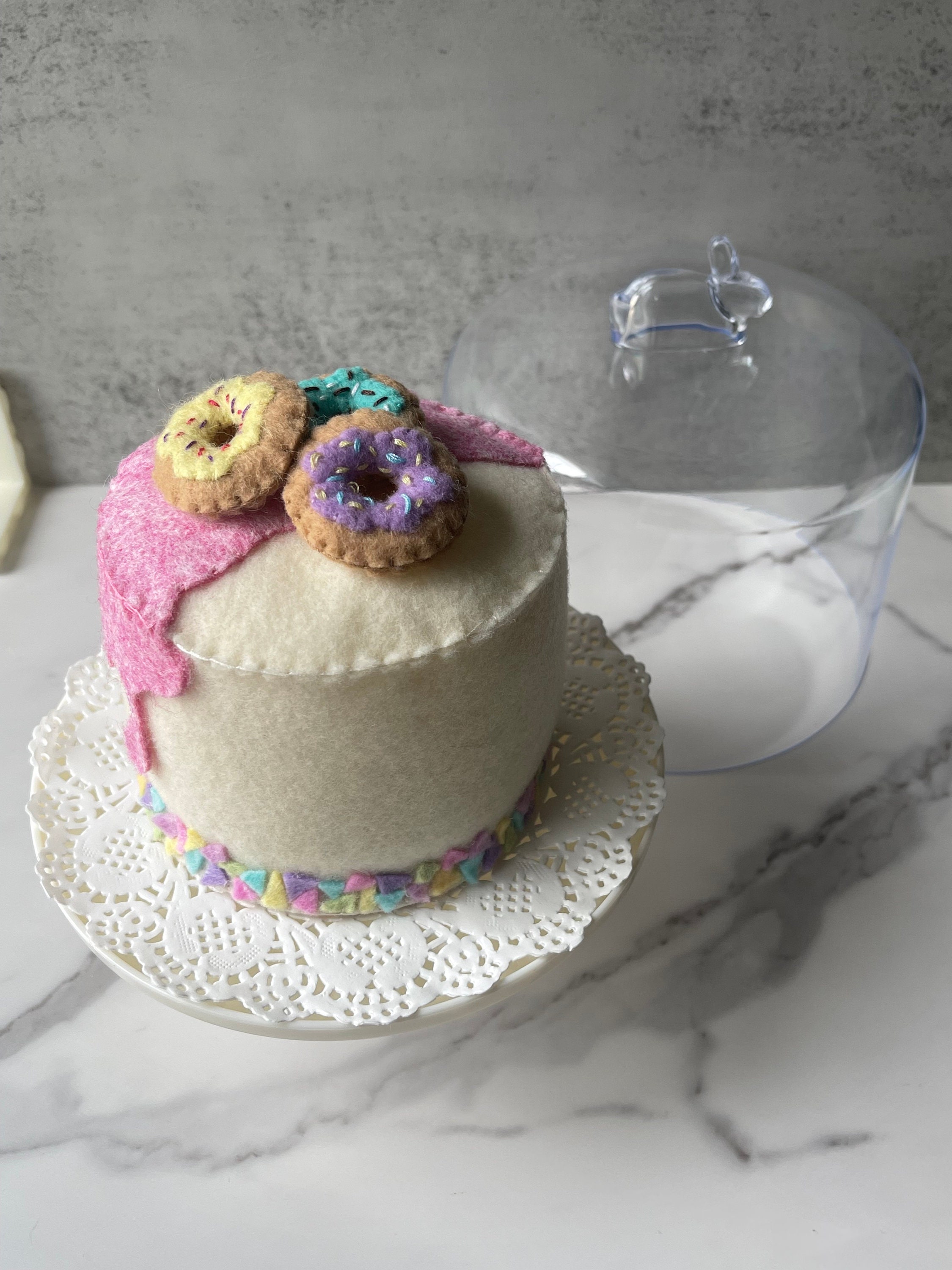 Doughnut Felt Cake /felt Cake /doughnut Felt Pastry /felt - Etsy
