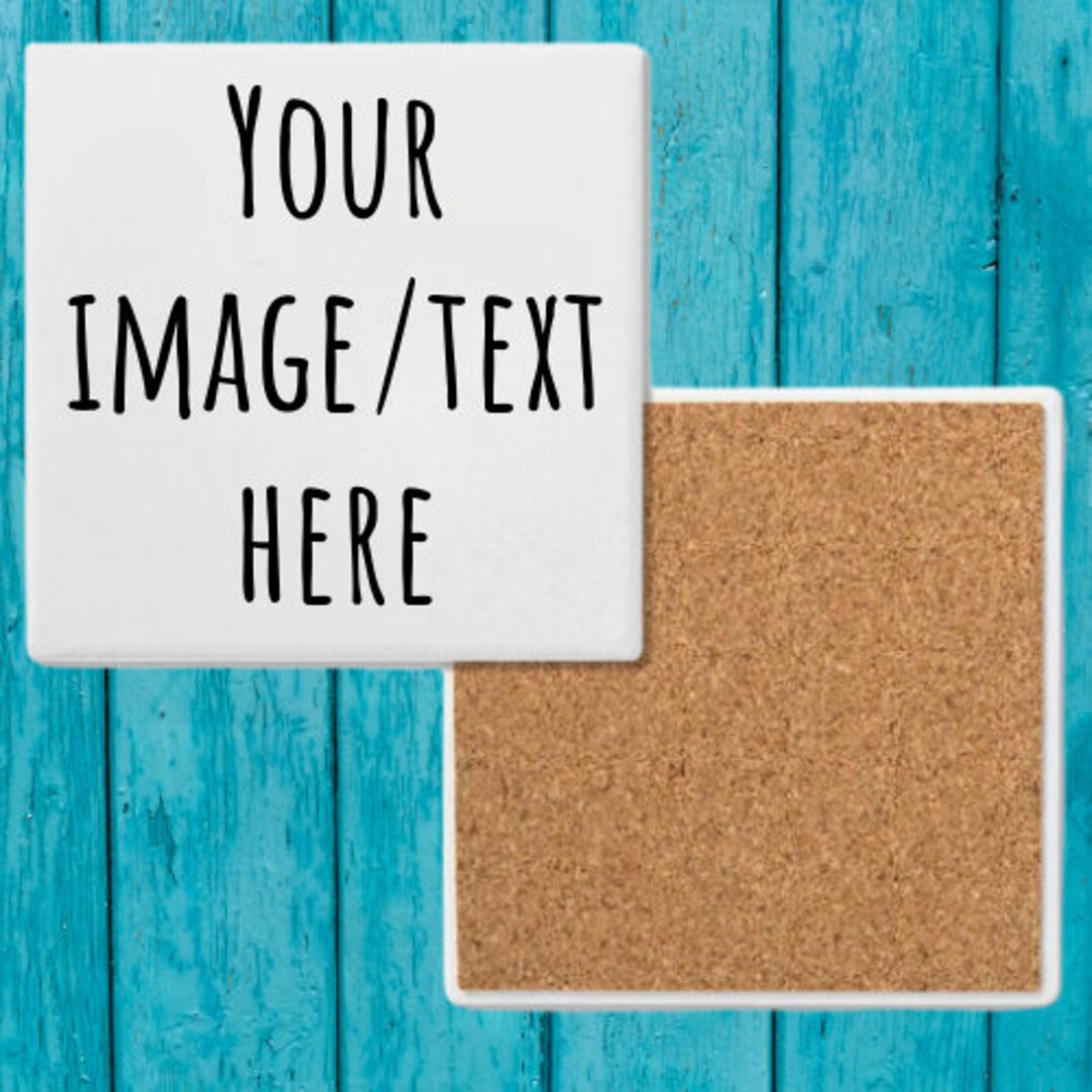 Personalized Custom Ceramic Tile Coasters - Photo Coasters - Engraved ...