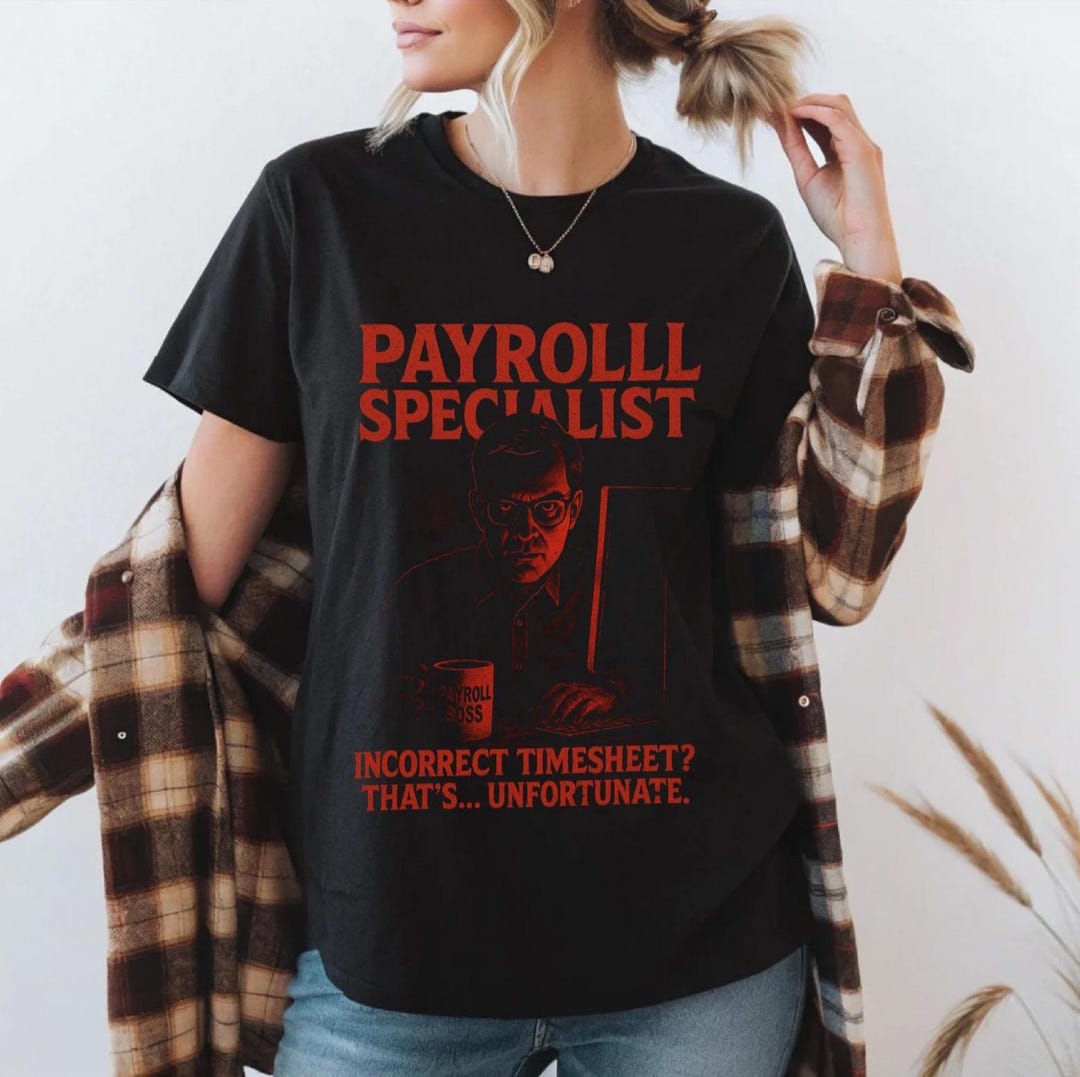 Funny Payroll Specialist Horror Themed T-shirt, Accountant Gift ...