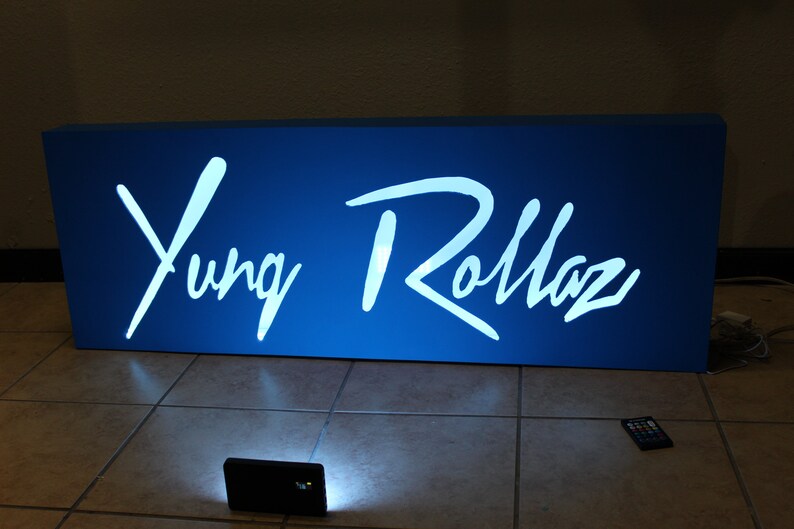 Custom LED Wooden Signs - Etsy