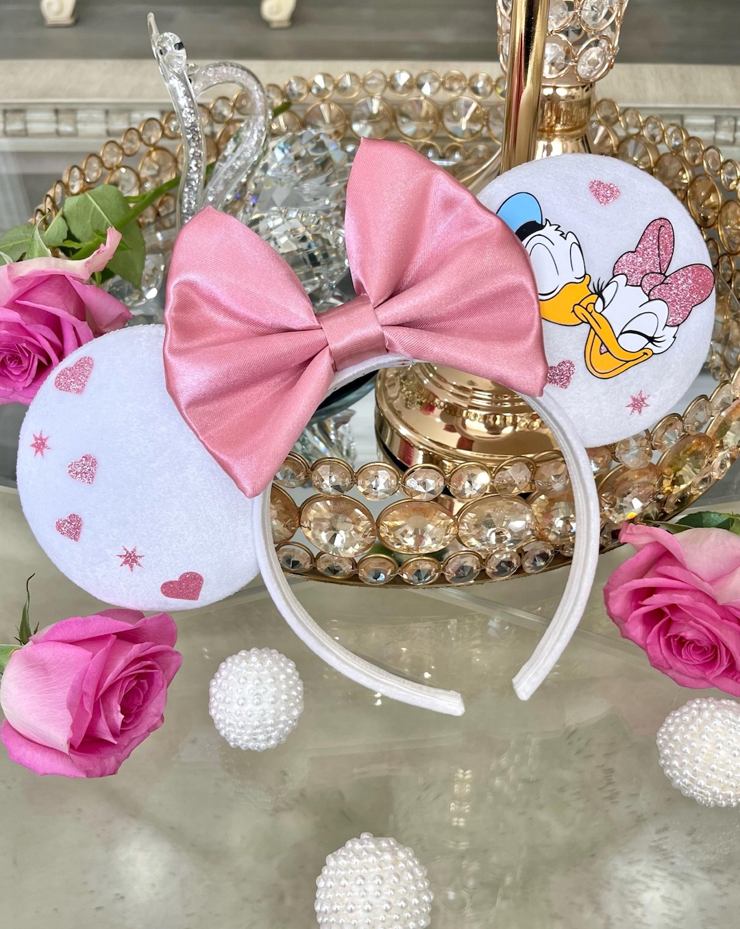 Iconic Mr. & Mrs., Mouse Ears, Daisy and Donald Inspired, Valentine ...