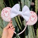 Spooky Mouse Spider Pink Ears, Mouse Ears, Minnie Mouse Inspired Ears ...