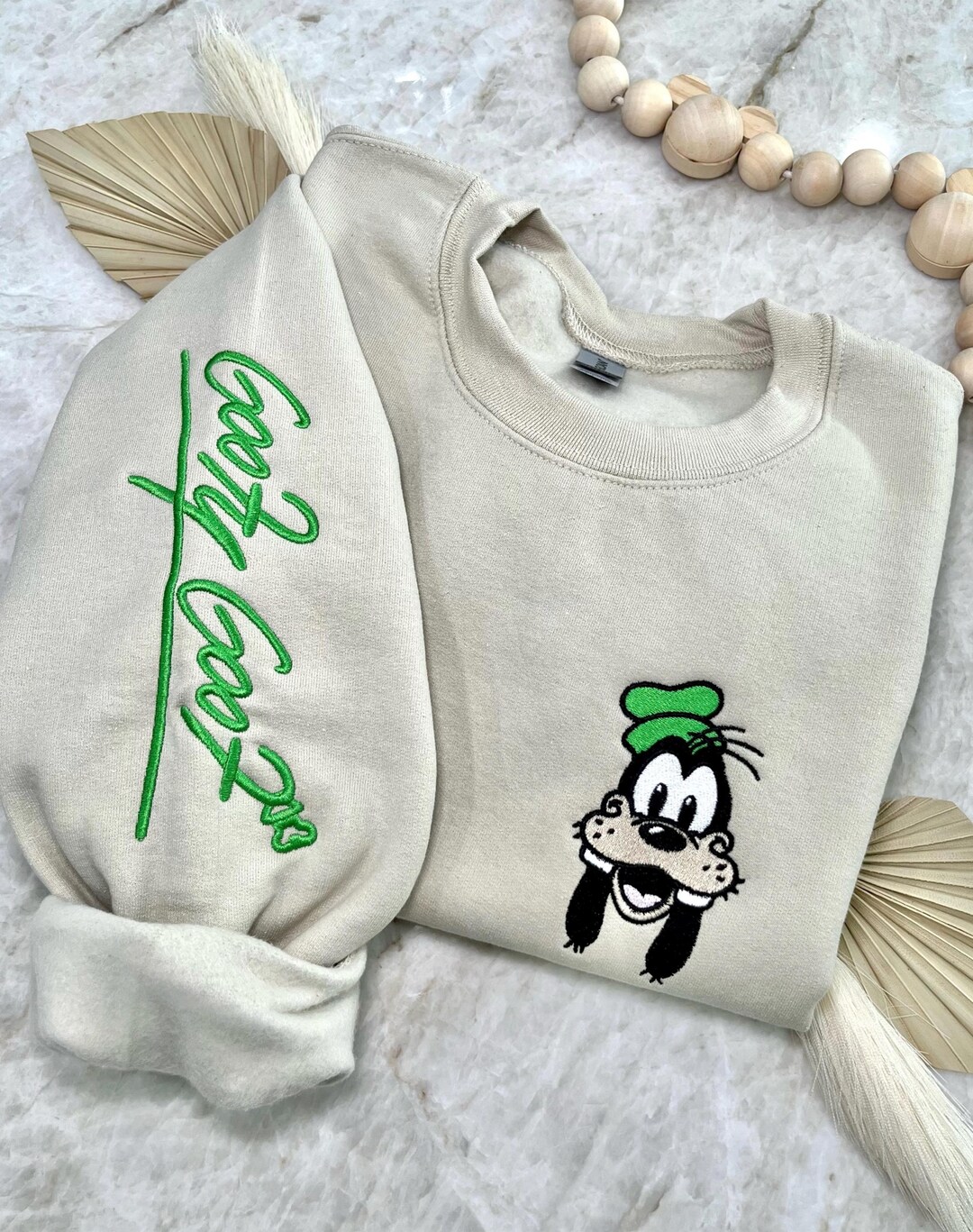 Goofy Inspired Autograph Crewneck, Embroidered Sweater, Mr. Goofter ...