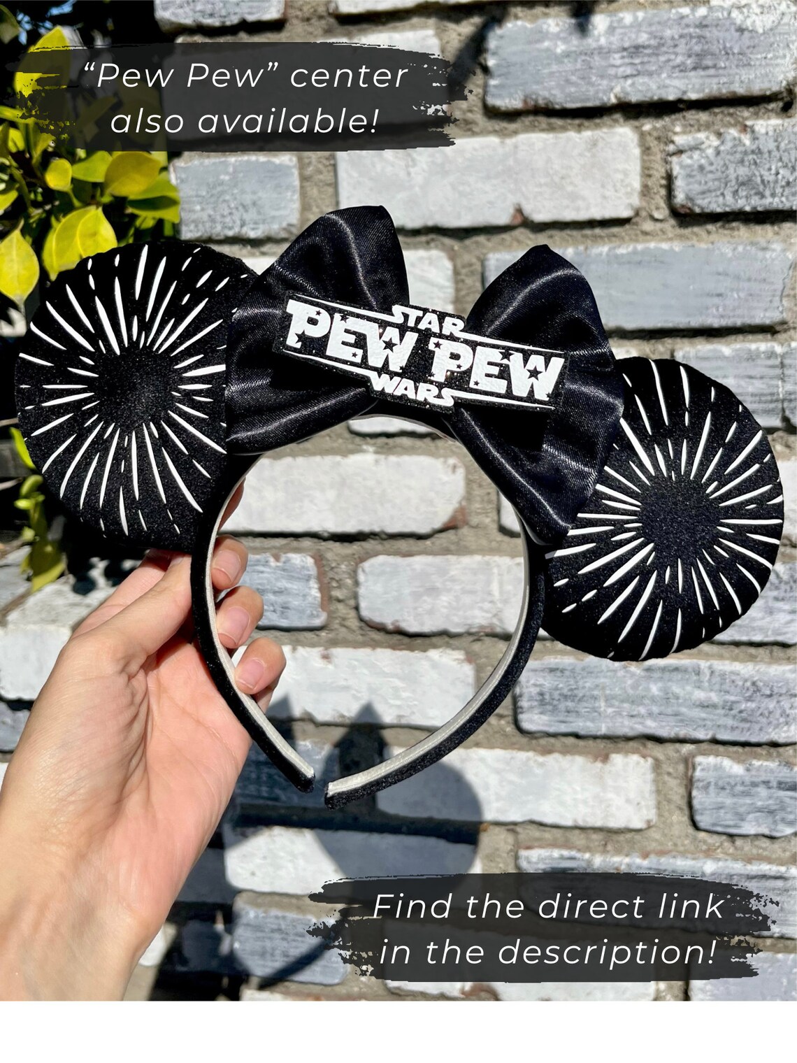 Darkside Due, Darth Vader Inspired Ears, Mouse Ears, Storm Trooper ...