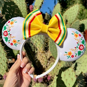 México Lindo Mouse Ears, Mexico Inspired, Minnie Mouse Inspired ...