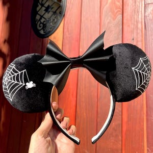 Spooky Mouse Spider Pink Ears, Mouse Ears, Minnie Mouse Inspired Ears ...