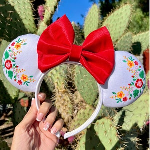 México Lindo Mouse Ears, Mexico Inspired, Minnie Mouse Inspired ...