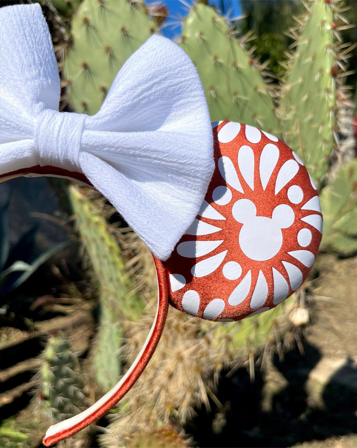 Terra-mex Talavera, Minnie Mouse Inspired, Mouse Ears, Mexican Mouse ...