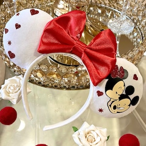Iconic Mr. & Mrs, Valentines Day Mouse Ears, Sweethearts Night, Pink ...