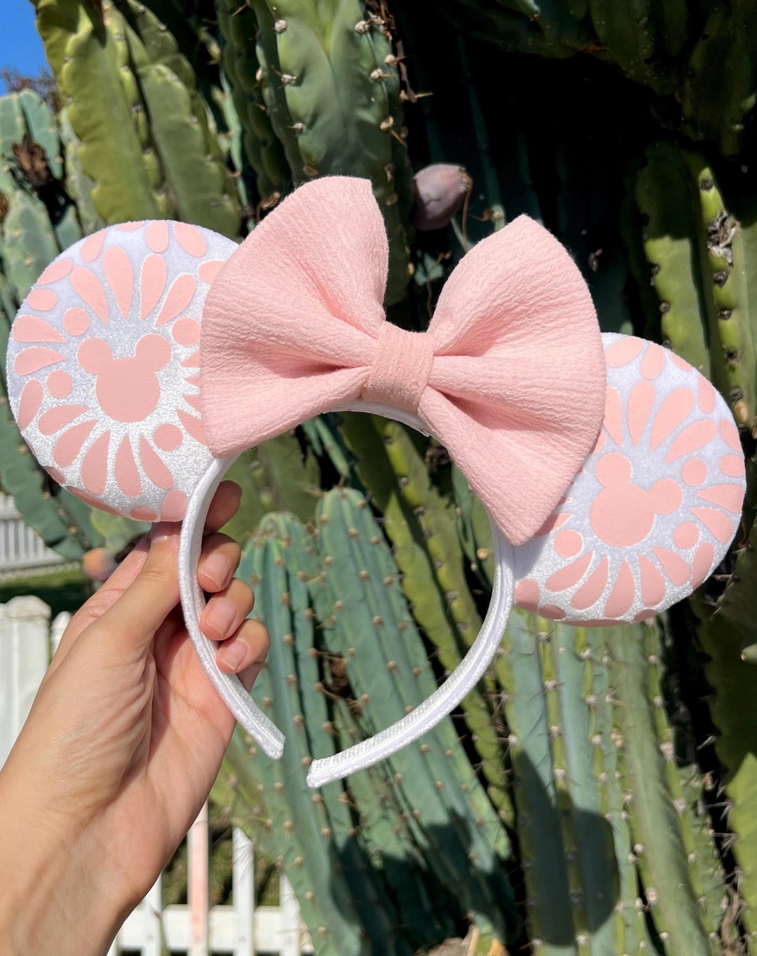 Terra-mex Talavera Fresita, Minnie Mouse Inspired Ears, Mexican Mouse ...