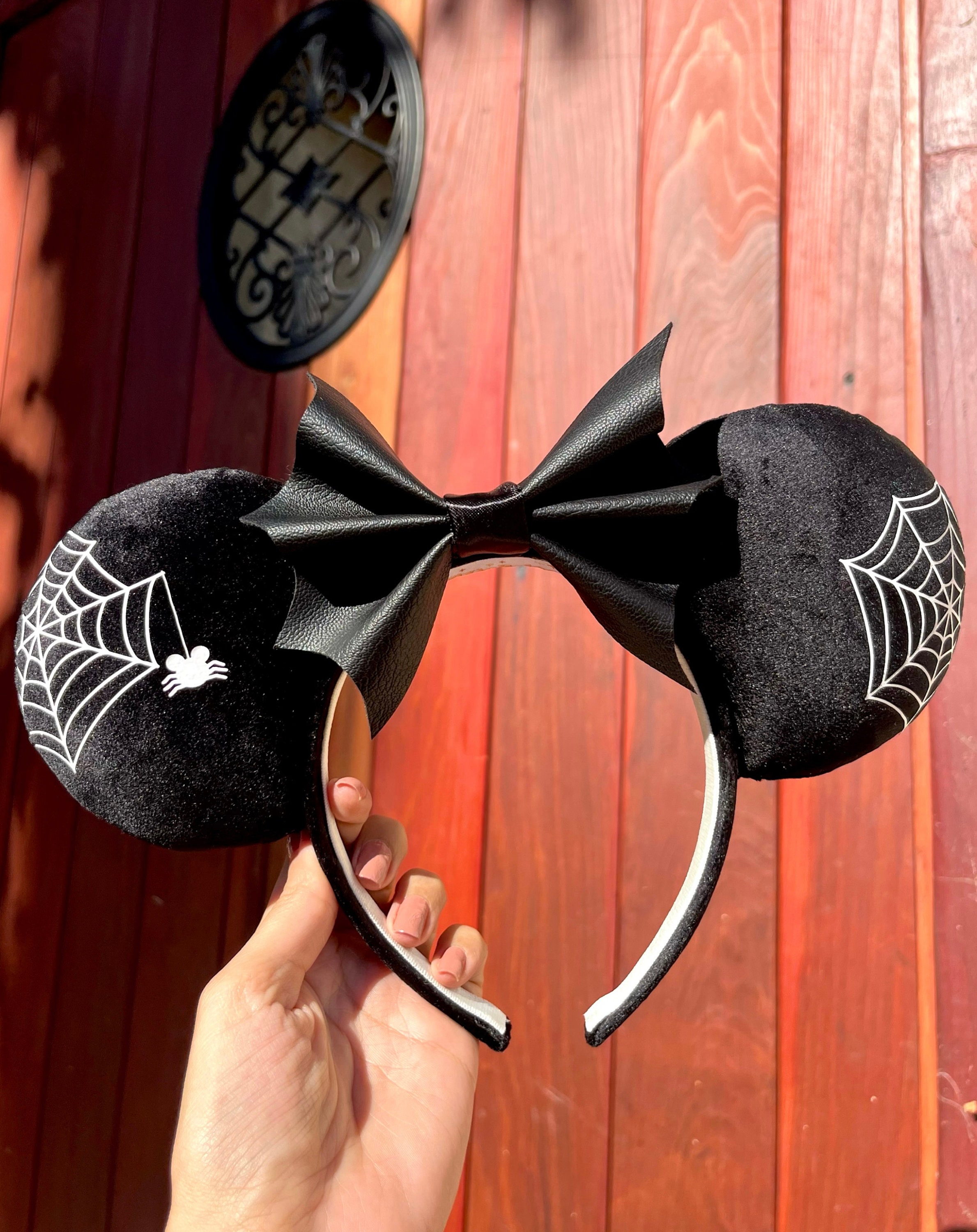 Spooky Mouse Spider Minnie Mouse Inspired Ears, Mouse Ears, Theme Park ...