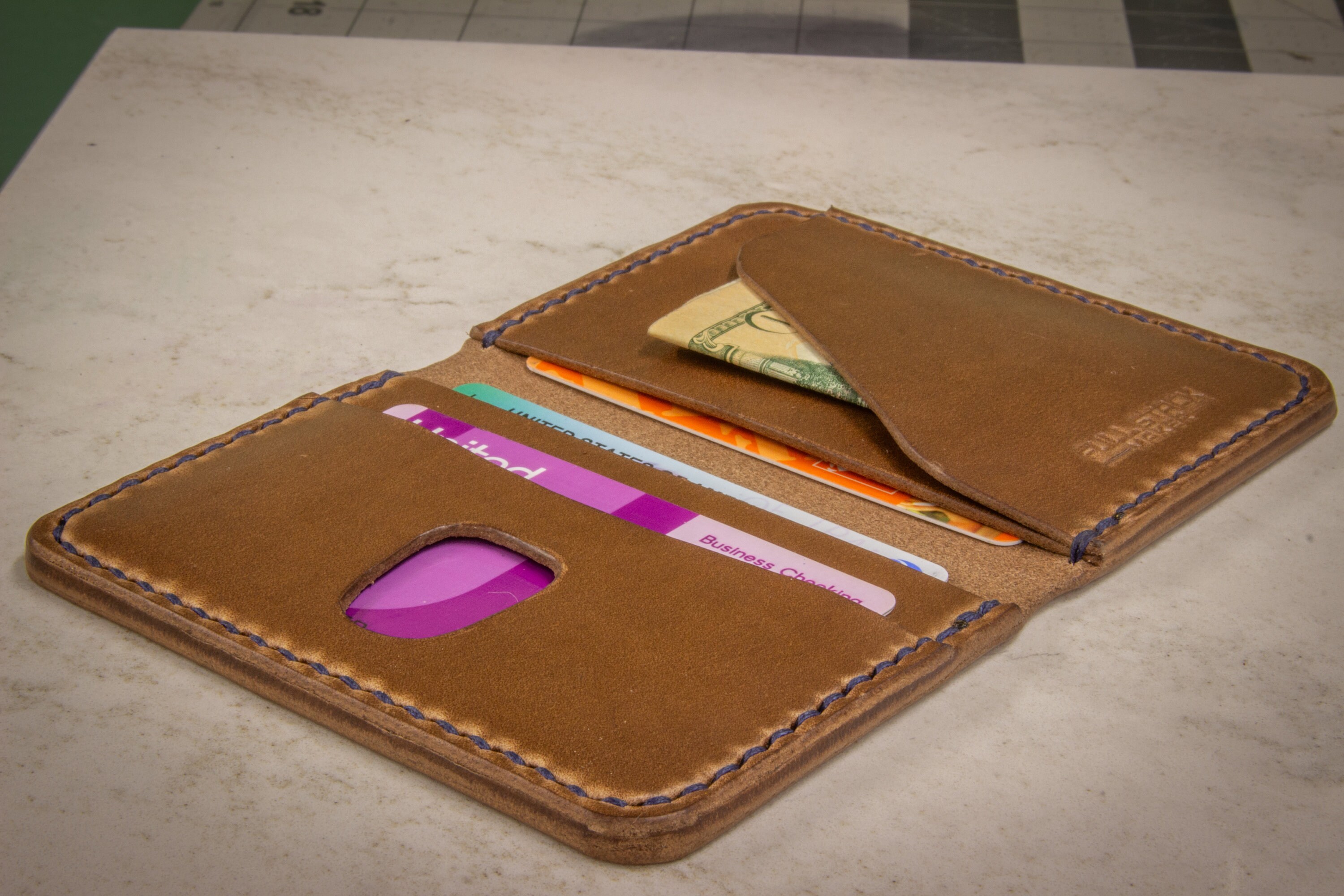 Handmade Leather Wallet/ Card Holder - Etsy