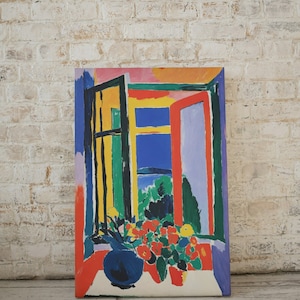 Open Window | Fauvism Painting | Modern Colorful Poster | Abstract Art ...