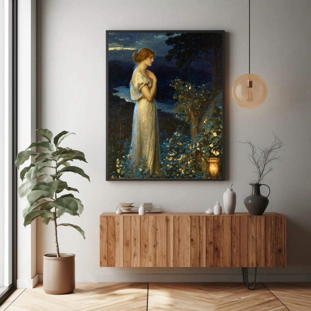 Midsummer Fantasy Art Print | Dark Fairytale Artwork | Enchanting Fairy ...
