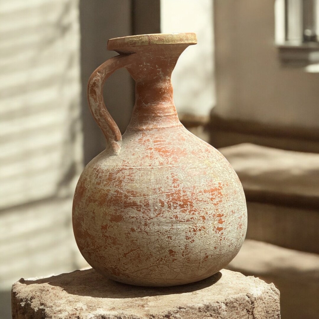 Ancient Roman Redware Jug; 1st to 4th Century - Etsy
