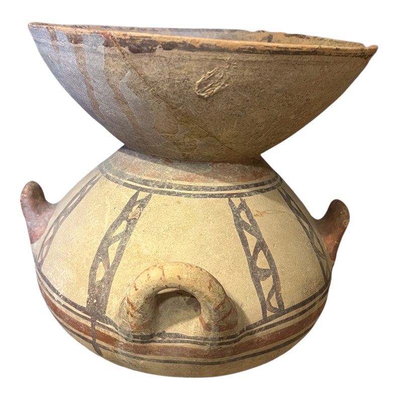 Ancient Daunian Pottery Funnel Krater; Ancient Italy Pottery - Etsy
