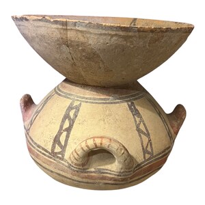 Ancient Daunian Pottery Funnel Krater; Ancient Italy Pottery - Etsy