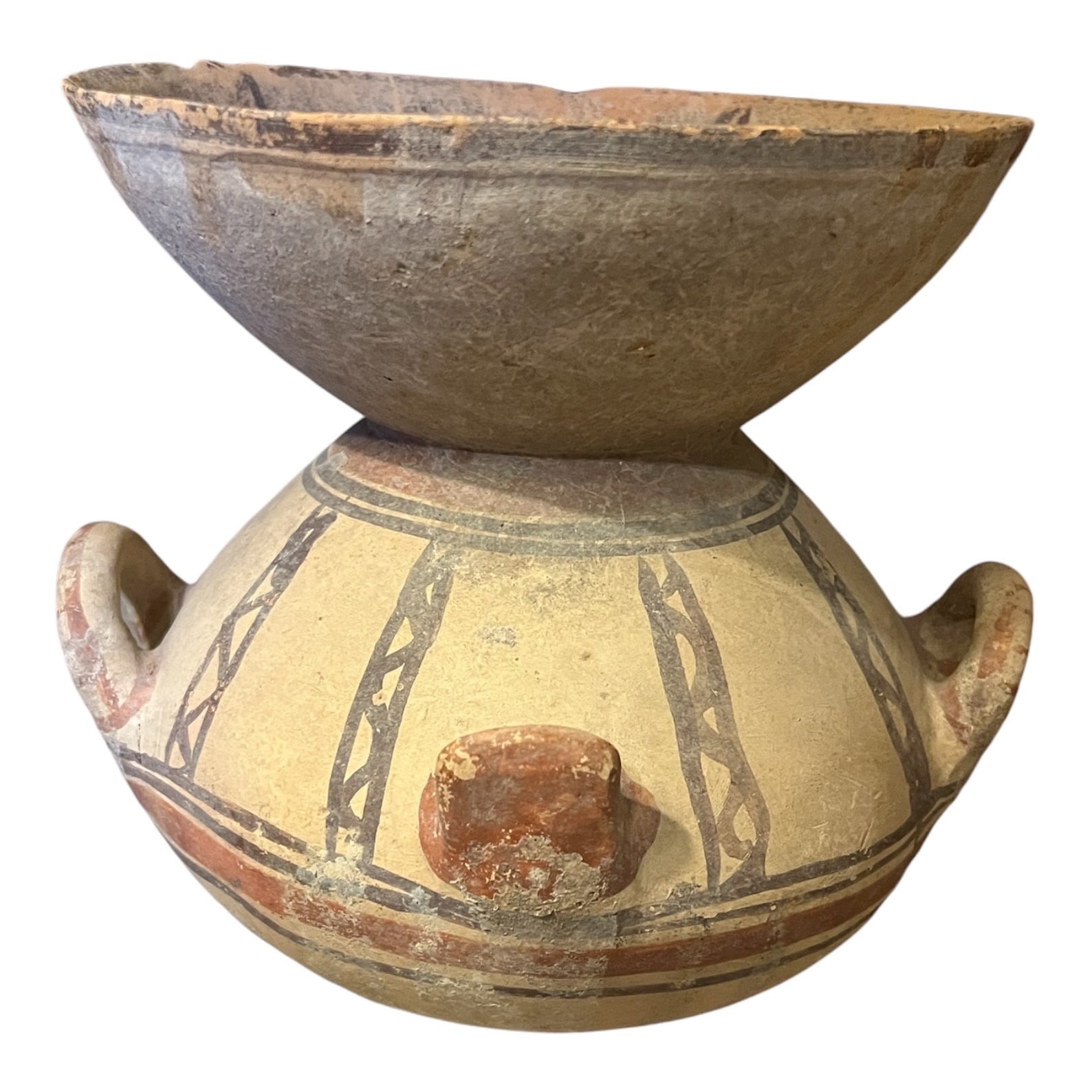Ancient Daunian Pottery Funnel Krater; Ancient Italy Pottery - Etsy