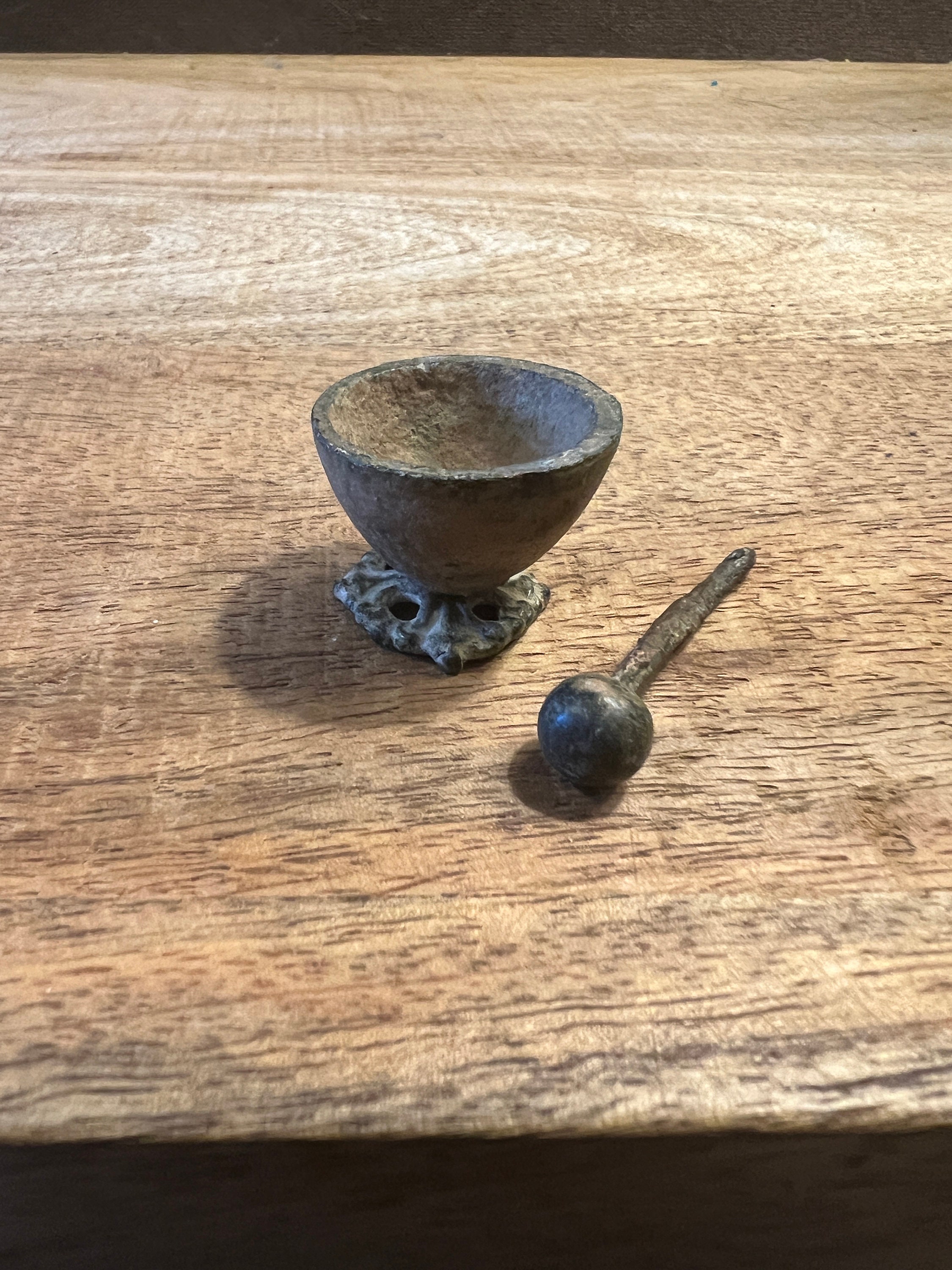 Ancient Roman Medicinal Mortar and Pestle - Etsy