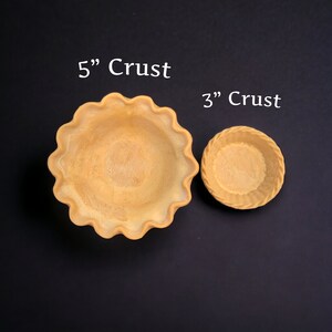 5” Pie/pastry Crust Embed, Wax Crust, Crust Embed, 5 Inch Crust, Pie ...