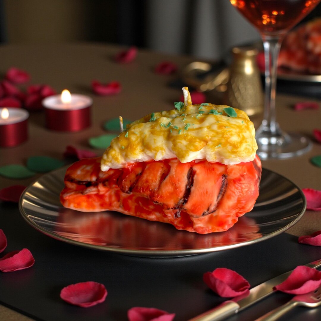 Candlelit Lobster Tail Candle, Faux Food, Food Candle, Gifts, Wax ...