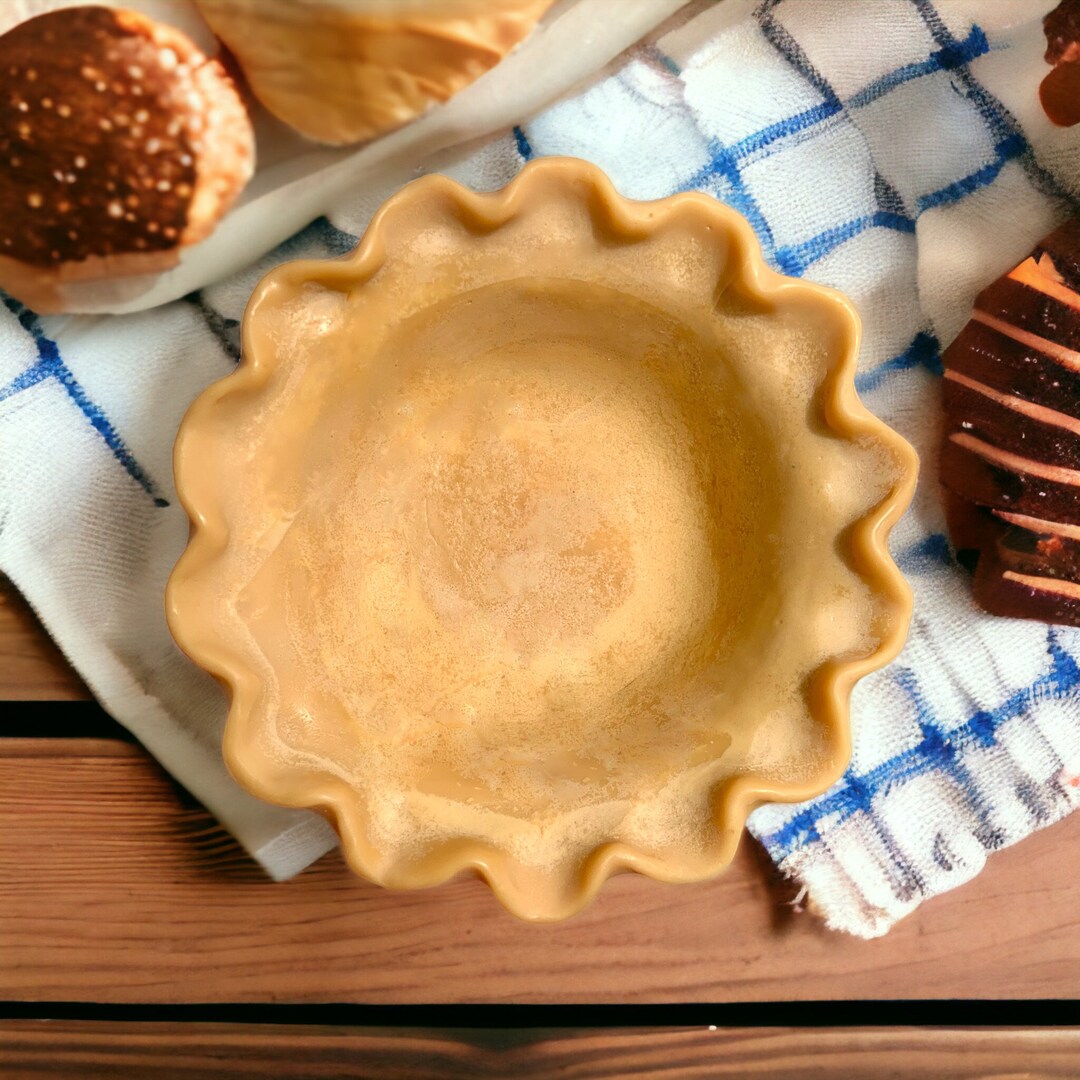 5” Pie/pastry Crust Embed, Wax Crust, Crust Embed, 5 Inch Crust, Pie Crust, Fake Food, Fake ...