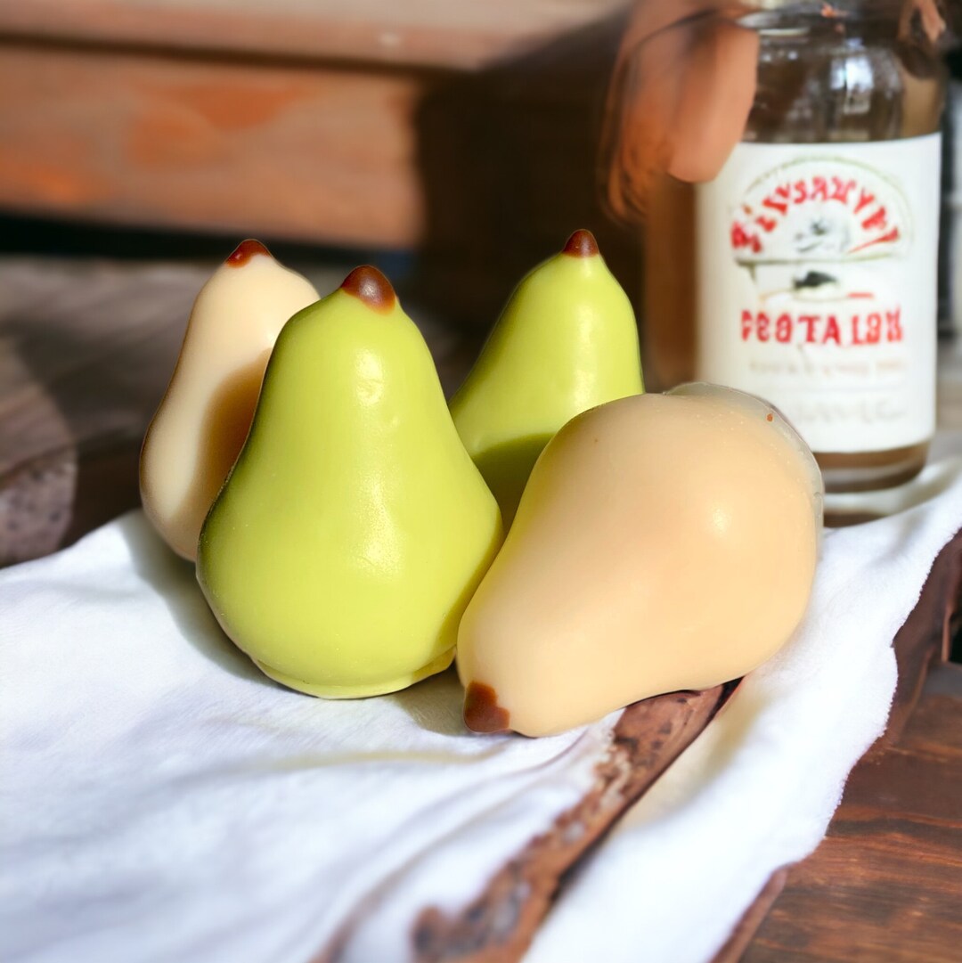 Mini Pear Wax Embeds, Wax Fruit, Wax Food, Wax Embeds, Wax Pear, Mini ...