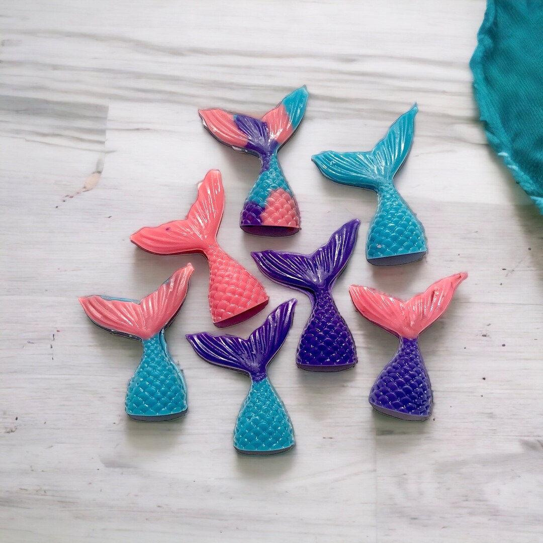 Mermaid Tails Wax or Soap Embeds, Wax Embeds, Wax Tails, Mermaid Embeds ...