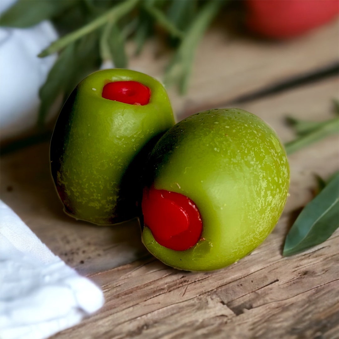 Martini Olive Wax Embeds, Wax Olives, Olive Embeds, Wax Embeds, Drink ...