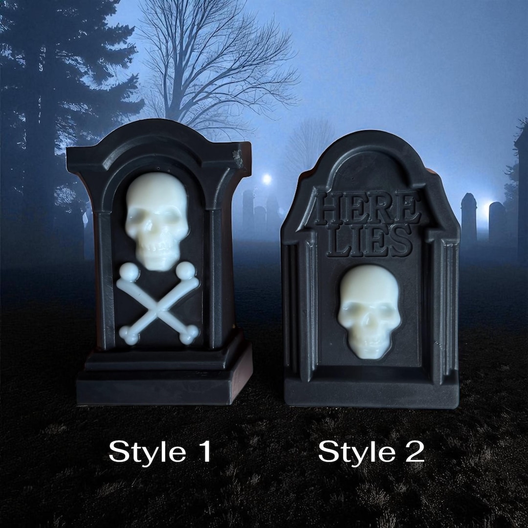 Crypt Tombstone Wax Embeds, Candle Embeds, Halloween, Creepy, Melts ...