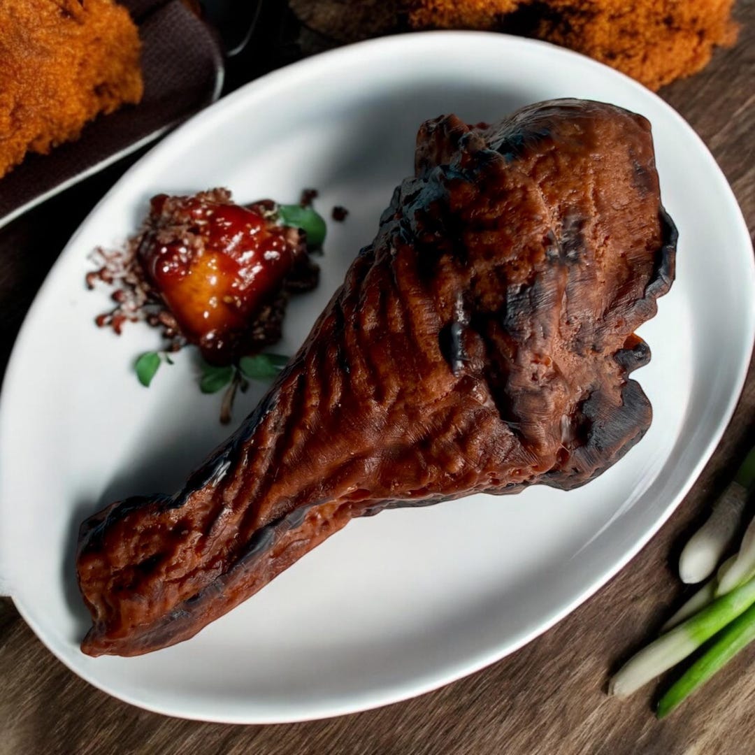 Chicken Leg Large Wax Embeds, Faux Food, Fake Food, Wax Food, Realistic ...