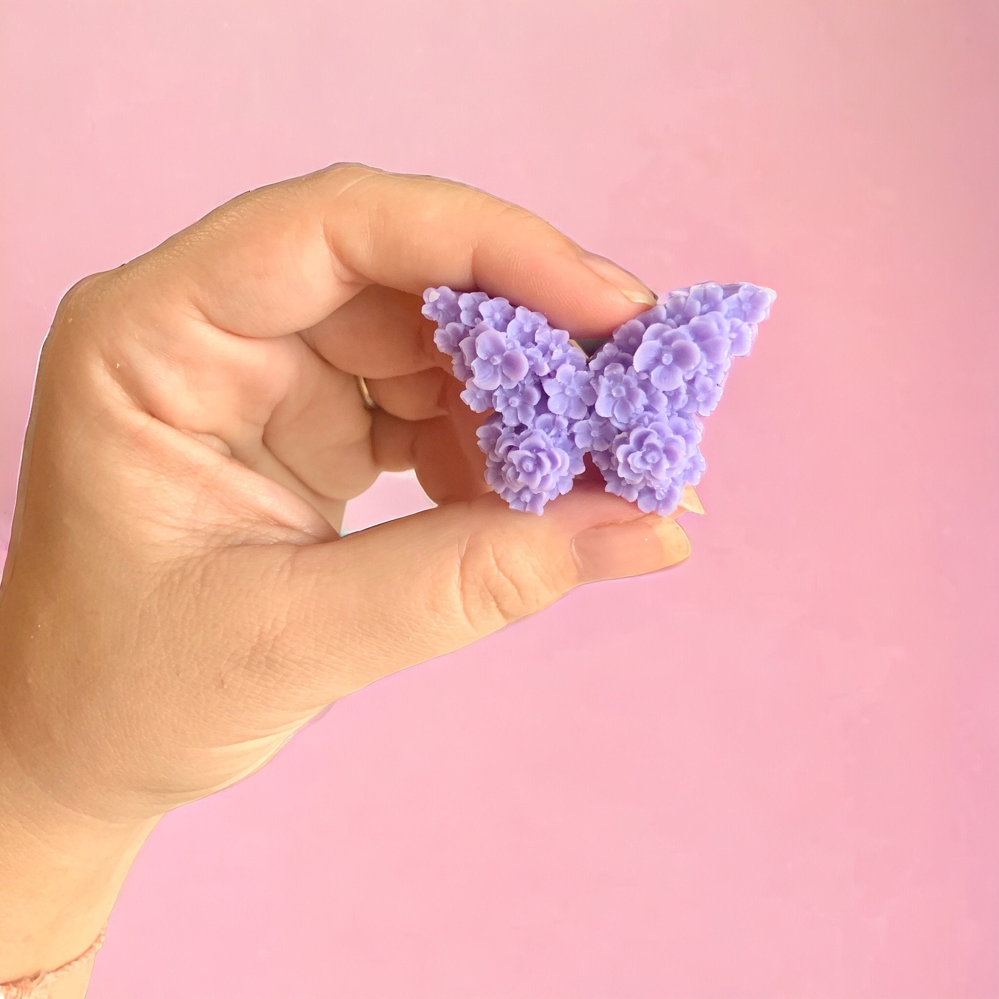 Butterfly Floral Wax Embeds, Wax Butterfly, Butterfly Embeds ...