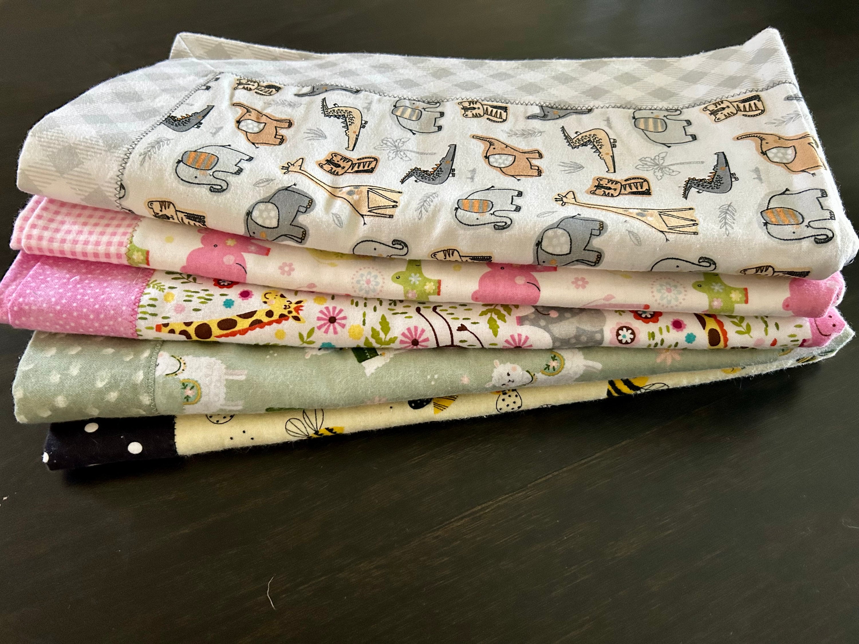 Flannel Baby Blanket, Baby Soft Fabric, Five Different Patterns, Girl ...