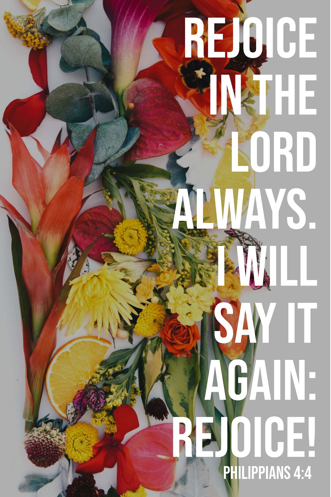 Rejoice in the Lord Poster - Etsy