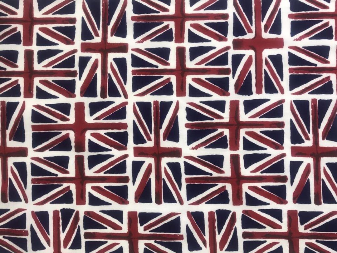 Union Flag 100% Cotton Flag Union Jack Crafting Quilting Sewing UK - Etsy